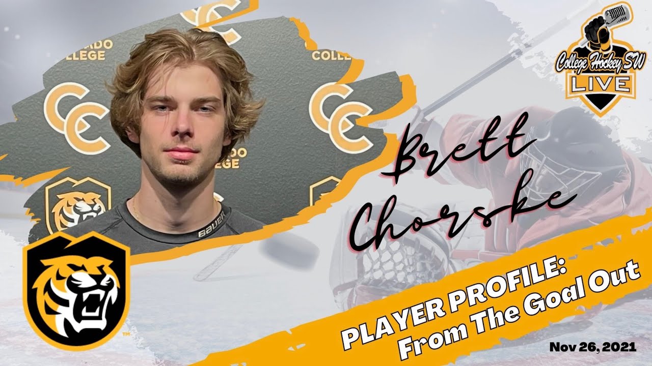 From The Goal Out: Brett Chorske, Colorado College - YouTube