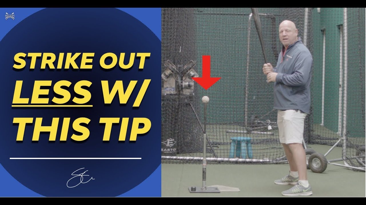 How to strike out less. Hitting Tips for youth players. - YouTube