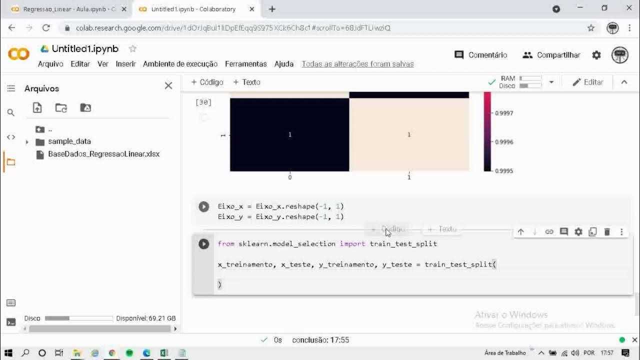 Curso Machine Learning - Regressão Linear - Python [ #09 Separando os ...