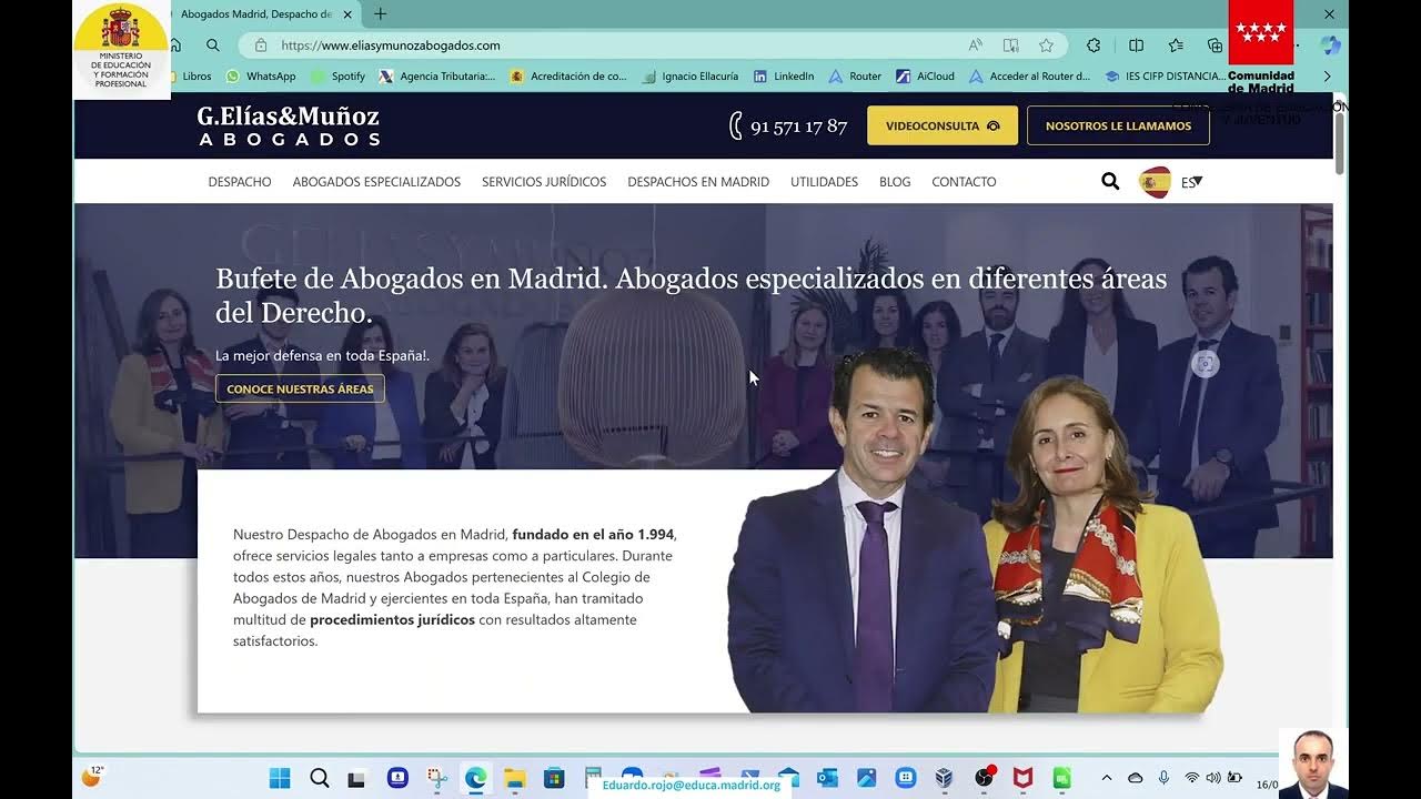 Buscar Abogado Profesor Ingeniero Informático Eduardo Rojo Sánchez - YouTube