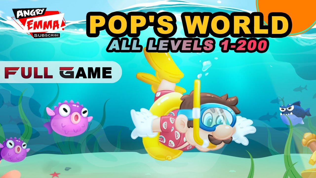 Pop's World - FULL GAME (ALL Levels 1-200) gameplay 2024 - YouTube