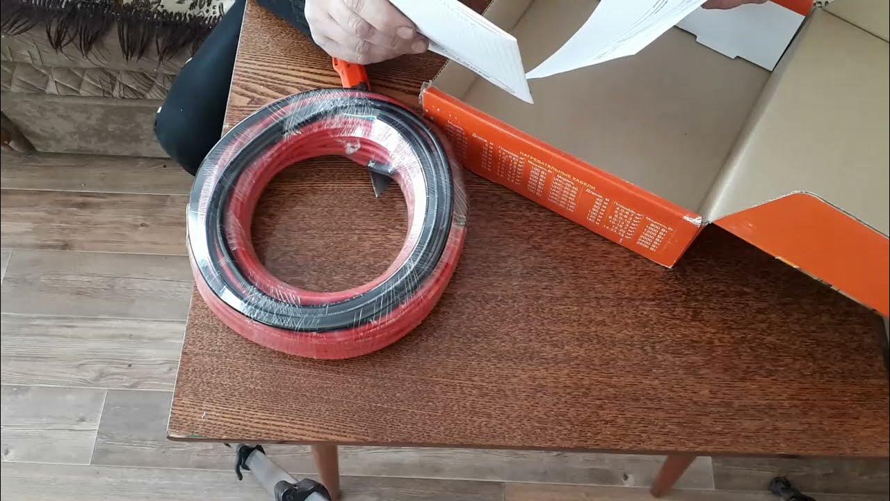 Обогрев в теплице!Нагревательный кабель для обогрева грунта! Часть1 ...