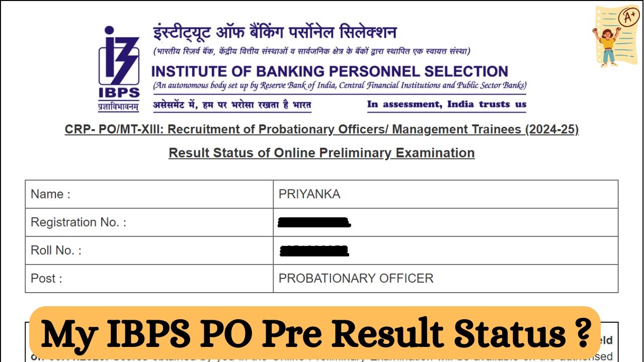 My ibps po pre 2023 result status? #ibpsporesult #ibpspopre #ibpsresult ...