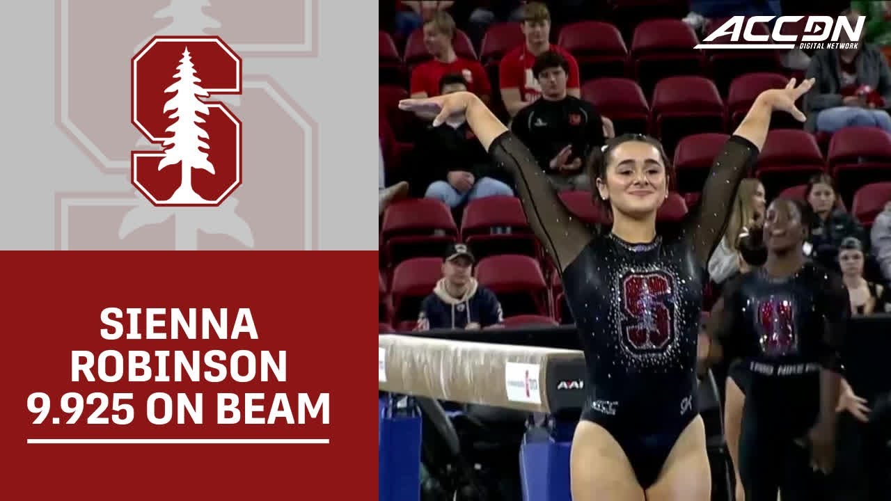 Stanford's Sienna Robinson Comes In 1st With A 9.925 On Beam | 2026 ACC ...