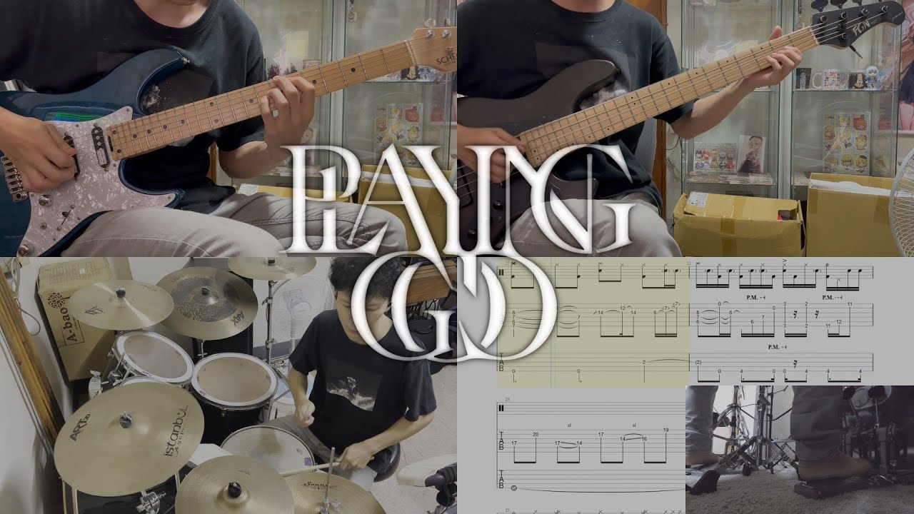 Polyphia - Playing God | One Man Band Cover (with TAB) - YouTube