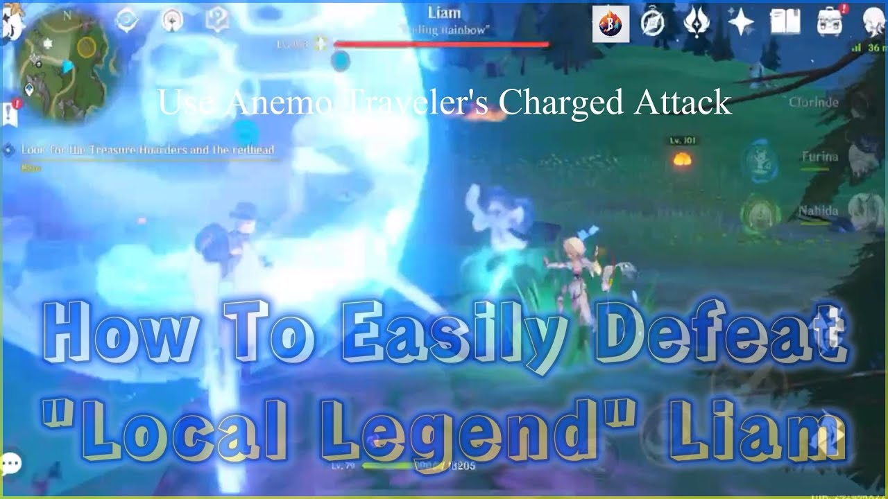 Easiest Way To Defeat Local Legend Liam Genshin Impact - YouTube