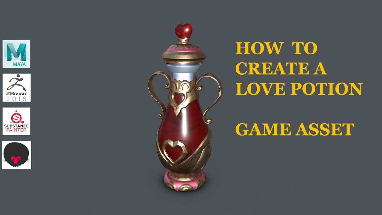 How to Create a Simple Potion Game Asset | Part 1 - YouTube