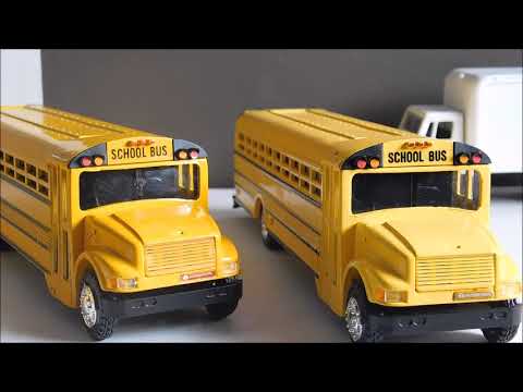 International School Bus Promotional Models Diecast Review - YouTube