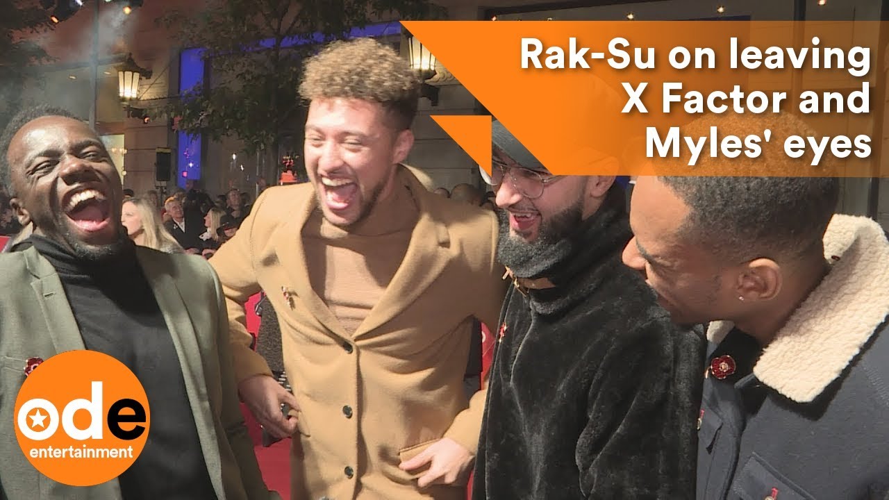 ITV Gala: Rak-Su on potentially leaving X Factor and Myles' eyes - YouTube