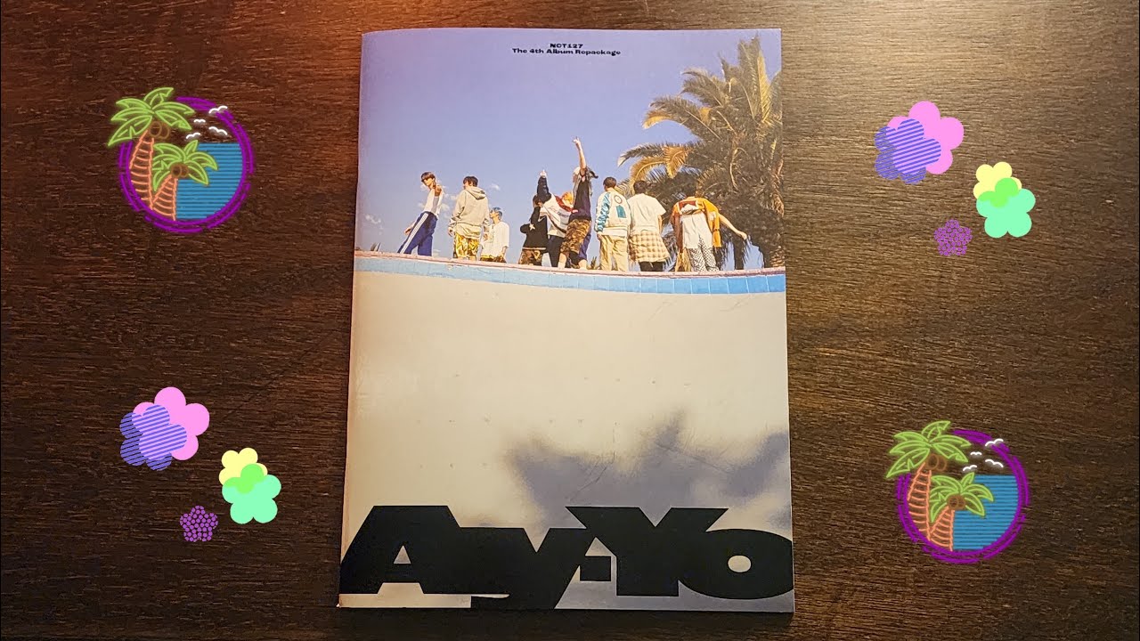 Unboxing NCT 127 - Ay-Yo (A Version) [asmr style/no talking/no music ...