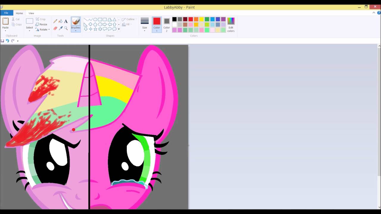 "I'm Sorry..." - Base Speedpaint [MLP] (Oc Evil Science Side) - YouTube