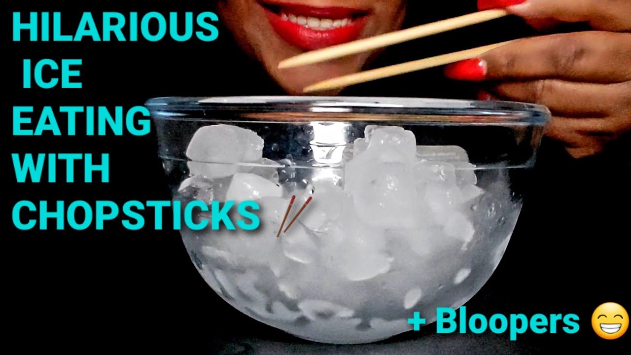 ASMR IGLOO ICE EATING w/ CHOPSTICKS/CHALLENGE by (SIMPLY ICE ASMR ...