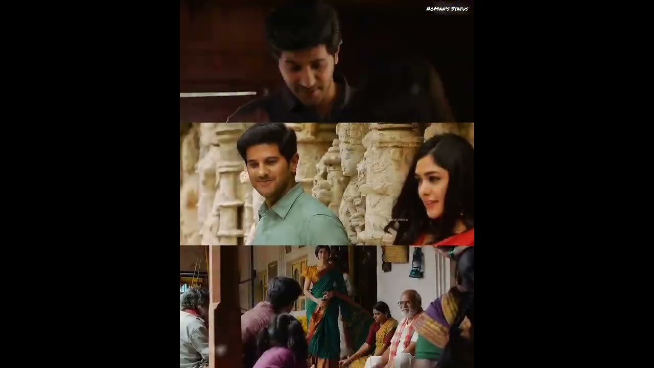 SitaRaman Movie status ️💫 × Aankhon Batana song ️ ।। Best movie 😘 🎵 ...