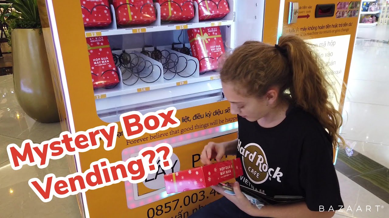 Mystery Box Vending Machine in Vietnam. Let's unbox this thing! 4K ...