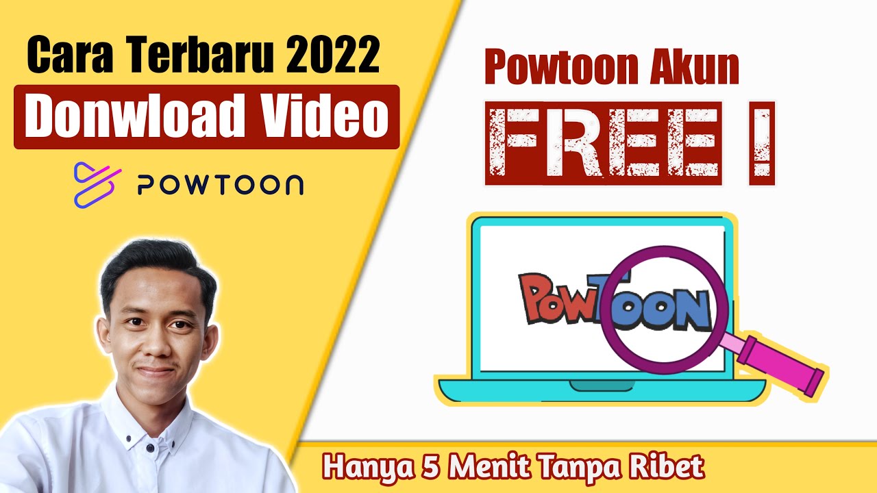Cara Menyimpan Video Powtoon Di Laptop Dengan Akun Gratis Powtoon - YouTube