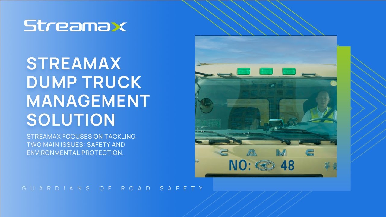 Streamax Dump Truck Management Solution - YouTube