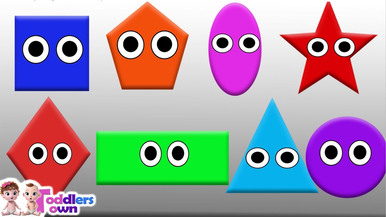 The Shapes Song | Nursery Rhymes | Shapes Nursery Rhymes With Lyrics ...