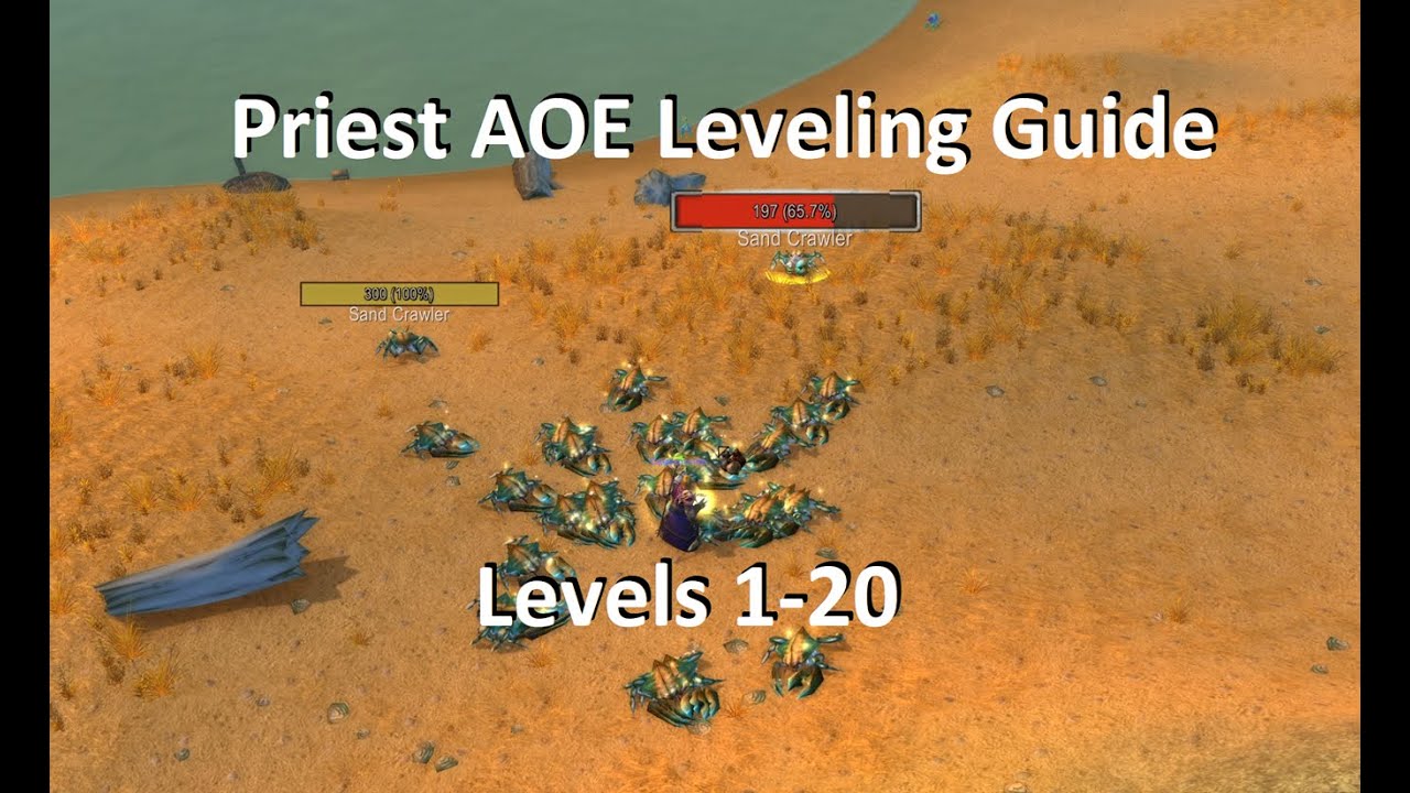 [Classic WOTLK] Priest AOE Leveling - Pre Holy Nova - 1 to 60 Under 30 ...