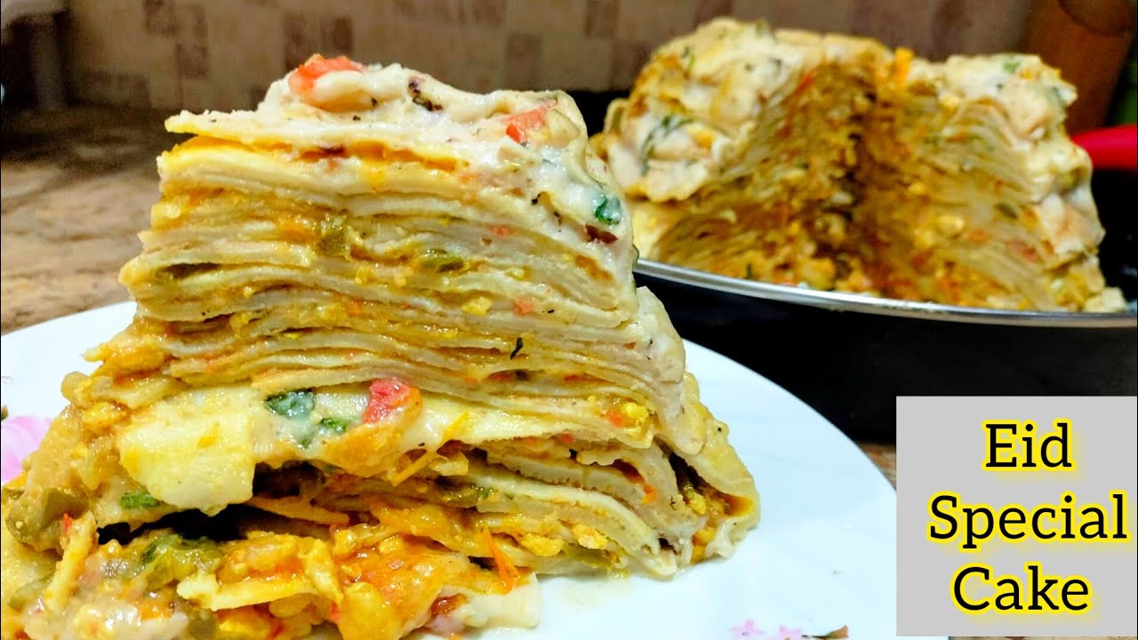 multi layered turkish cake/salty cake for Eid /turkish recipes - YouTube