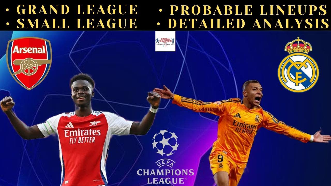 RM vs ARS DREAM11| Real Madrid vs Arsenal| Dream11 Predictions| - YouTube