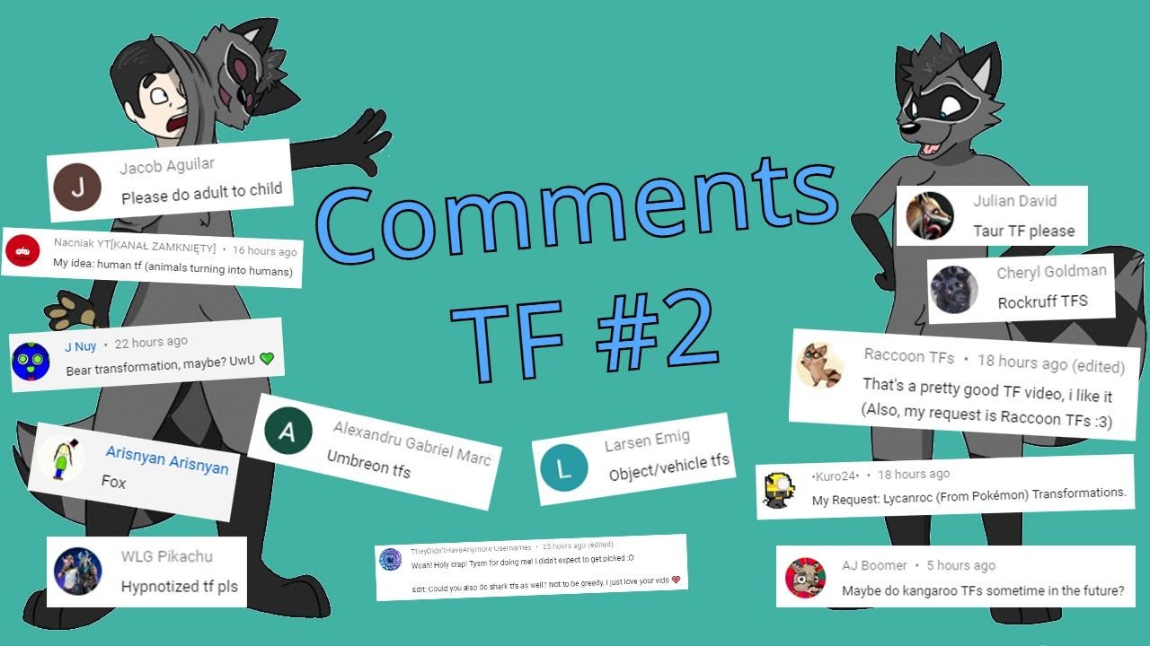 Random Transformations (Comment requests) Part 2 - YouTube