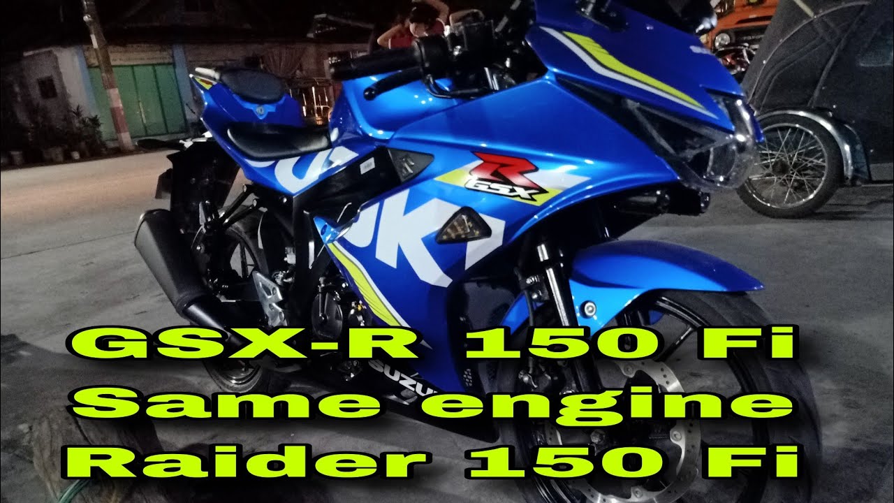 GSX-R 150 Fi same engine Raider 150 Fi - YouTube