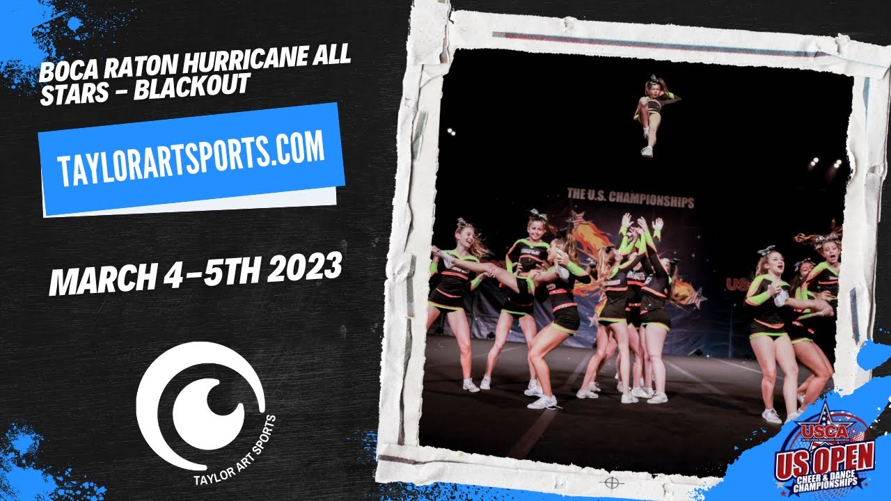 Day 1 Cheer Routine 32 - Boca Raton Hurricane All Stars - Blackout ...