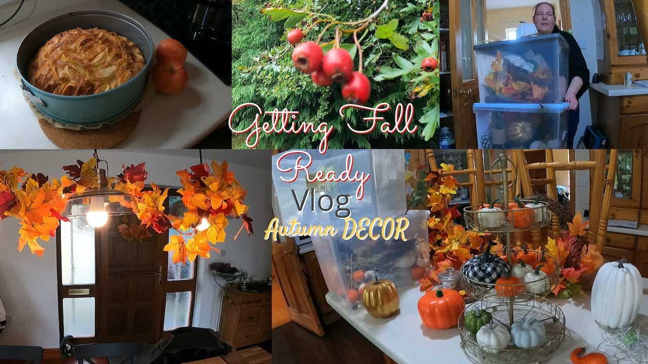 DAILY VLOG//🍁🍂🍄Getting Fall Ready: Autumn DECOR// Apfelkuchen backen🍎 ...