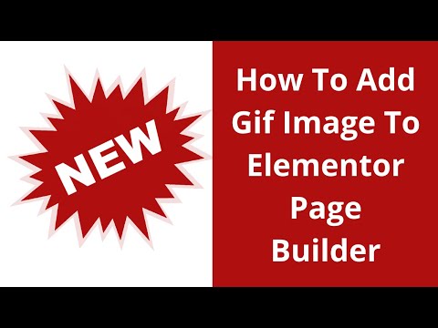How To Add Gif Image To Elementor Page Builder (Hindi)