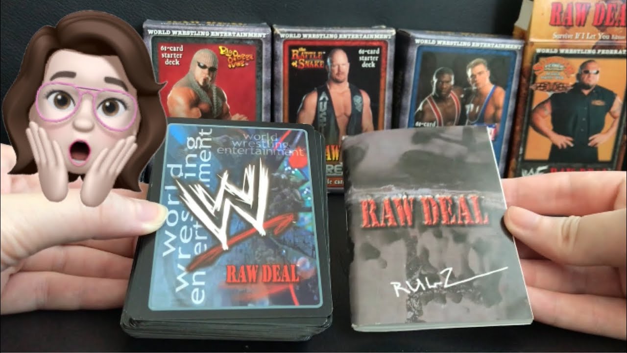 RAW DEAL WWE WWF Collectible Card Game from 2001 part 1/4 - YouTube