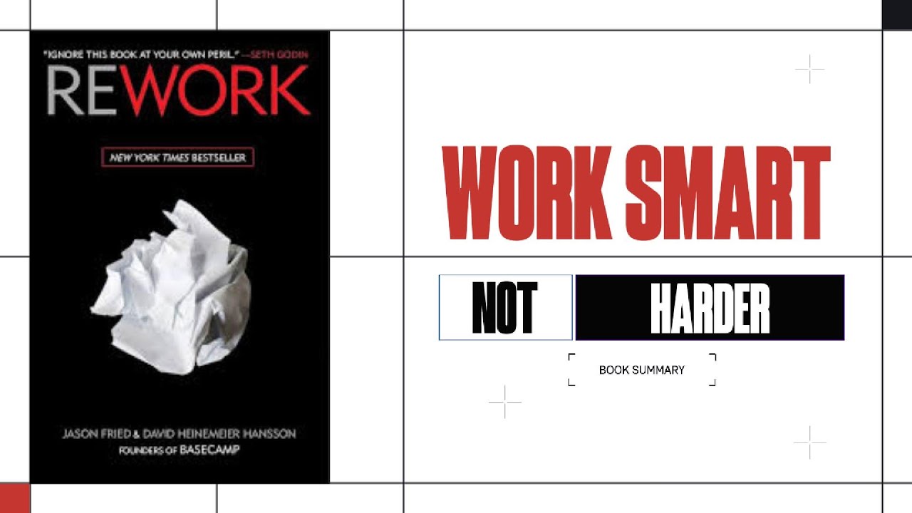 Apply Rework Book Principles to Your AI Startup | Book Summary - YouTube
