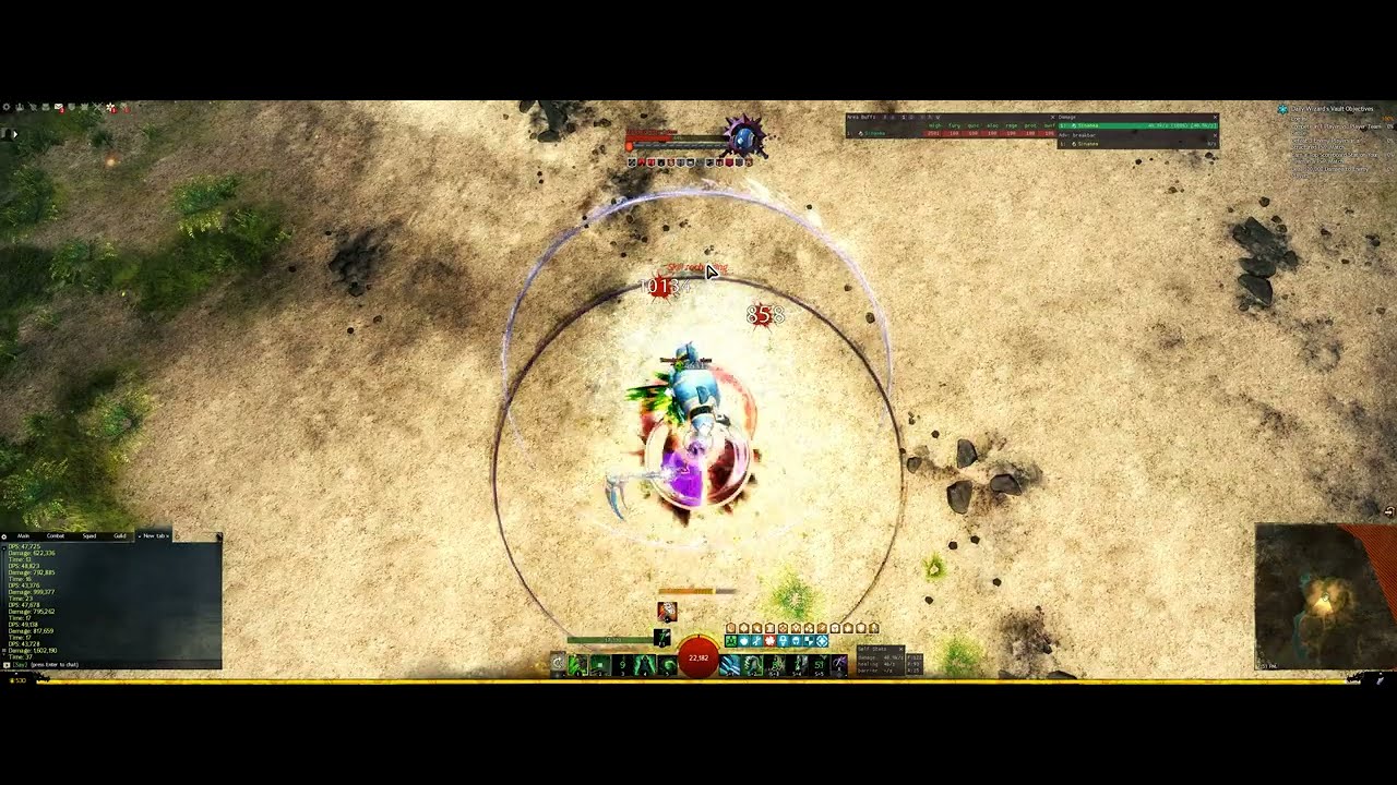 Guild Wars 2 Condition Reaper Dagger/Dagger Rotation Testing - YouTube