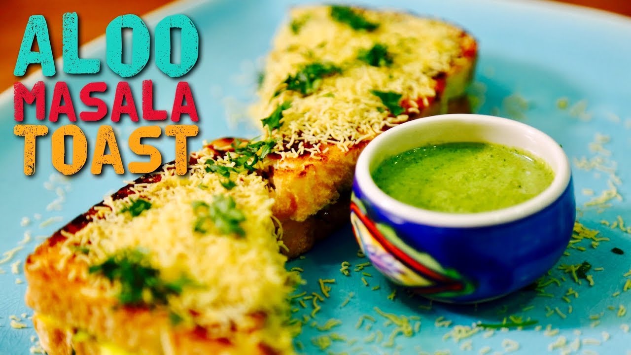 Aloo Masala Toast Recipe | Aloo Masala Sandwich | Spicy Potato Toast ...