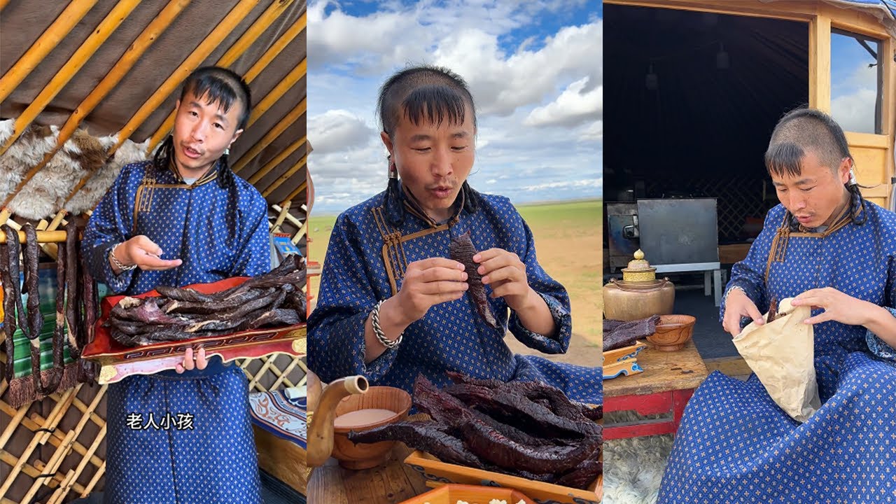 Three pounds of ox hind leg meat makes one pound of air-dried beef ...