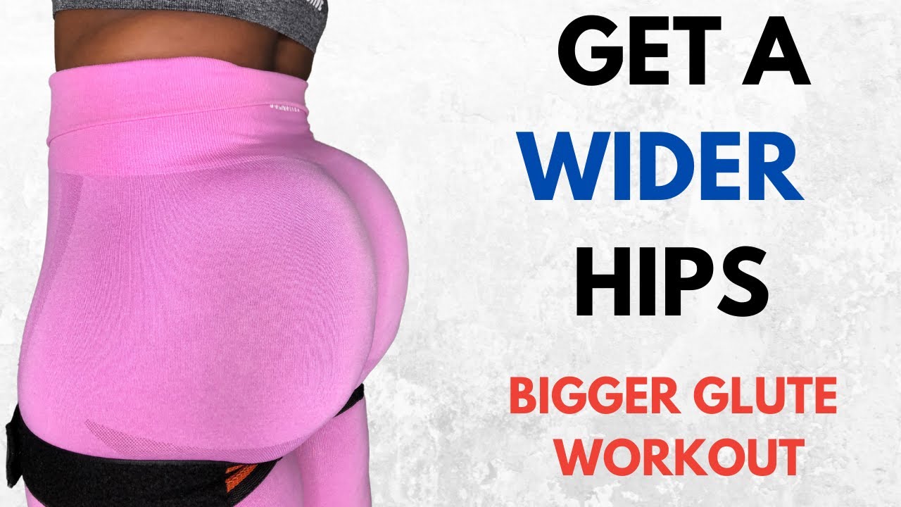 Wider Hips and SIDE GLUTE with resistance bands // HIP DIPS Workout ...