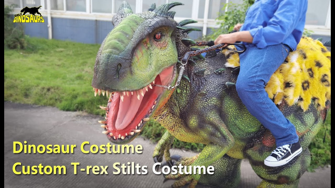 Dinosaur Costume: Custom Indominus Rex Digitigrade Stilts Costume ...