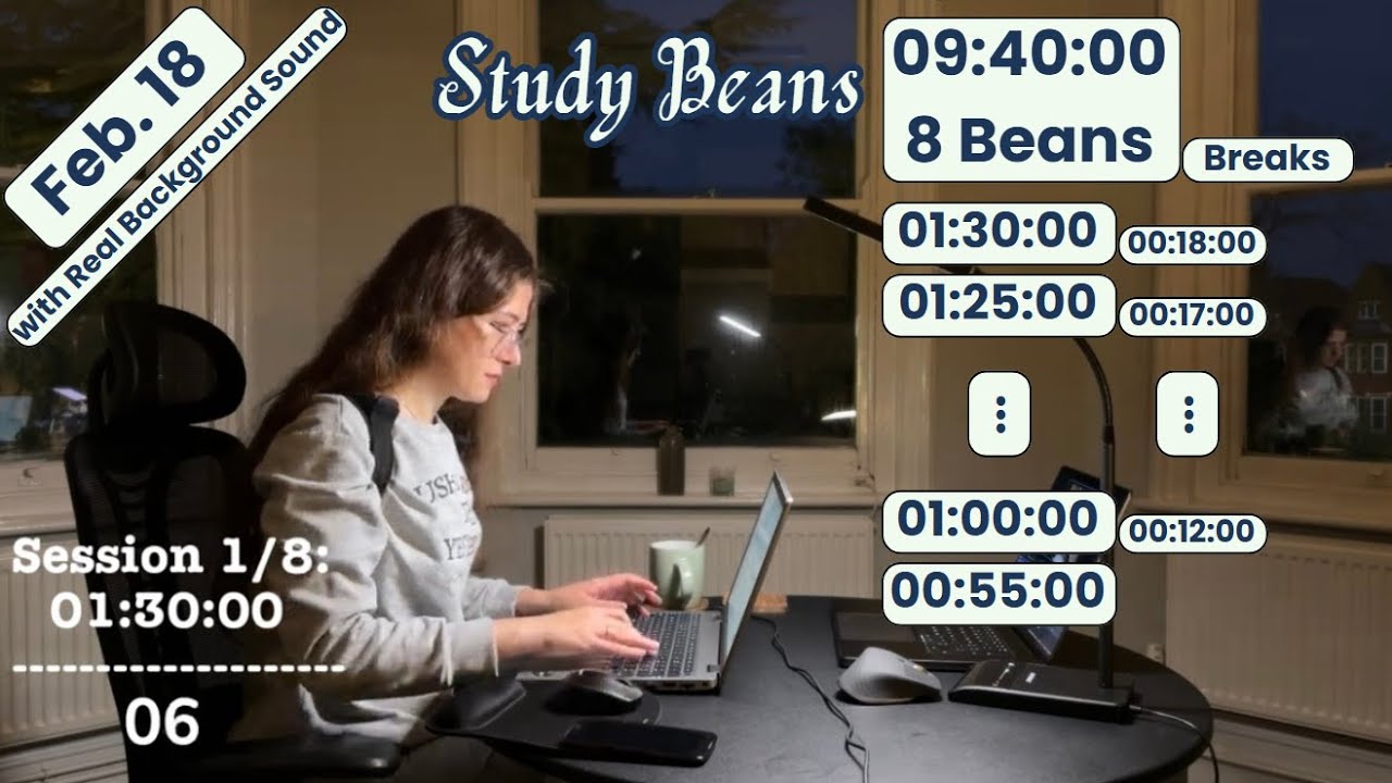 12-Hour Study With Me LIVE | PhD Student Study Sessions | Long Hours ...