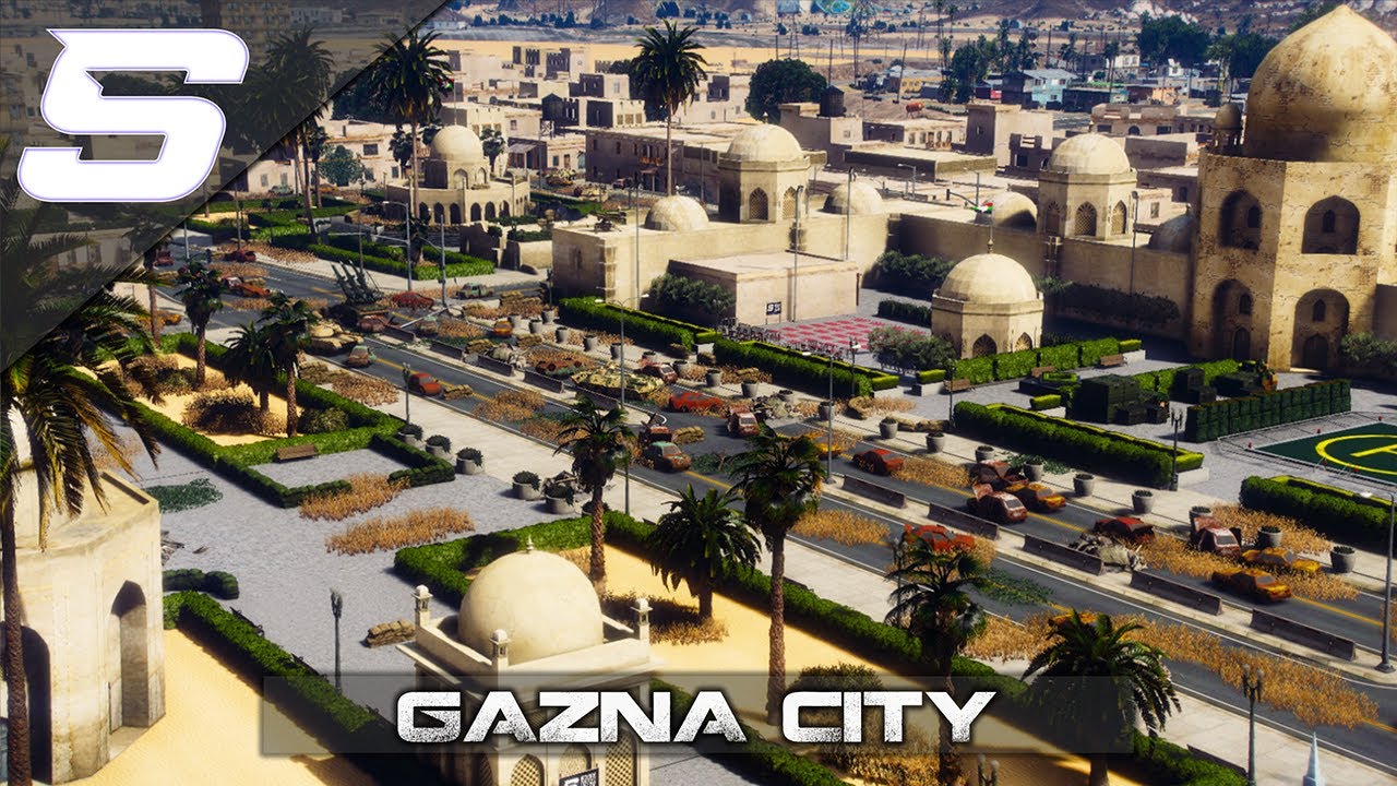 FiveM Map | War Torn Arabian City! "Gazna City" - YouTube