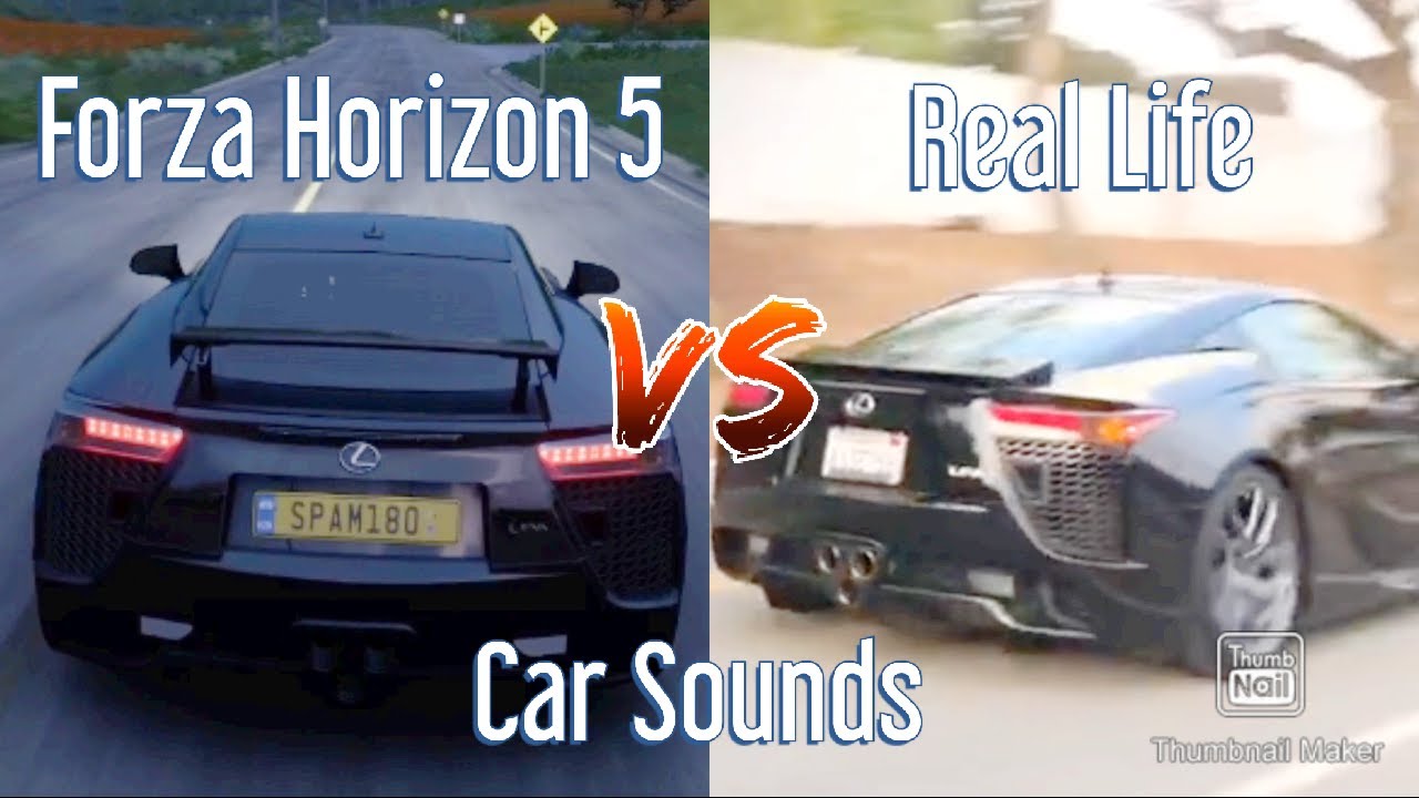 FH5 Car Sounds VS Real Life PT.2 - YouTube