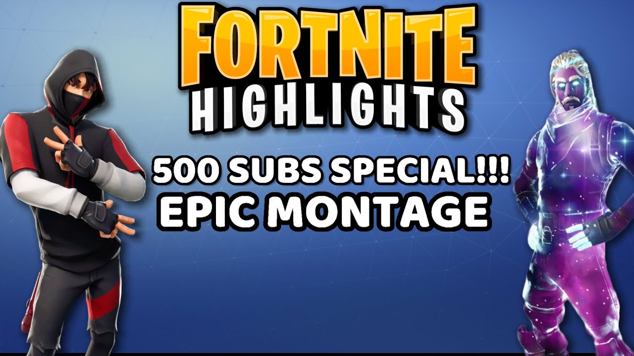 500 Subs Special! Epic Fortnite Montage - YouTube