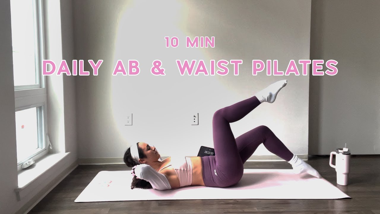 10MIN Daily Toned Ab & Waist Pilates Routine // beginner friendly - YouTube