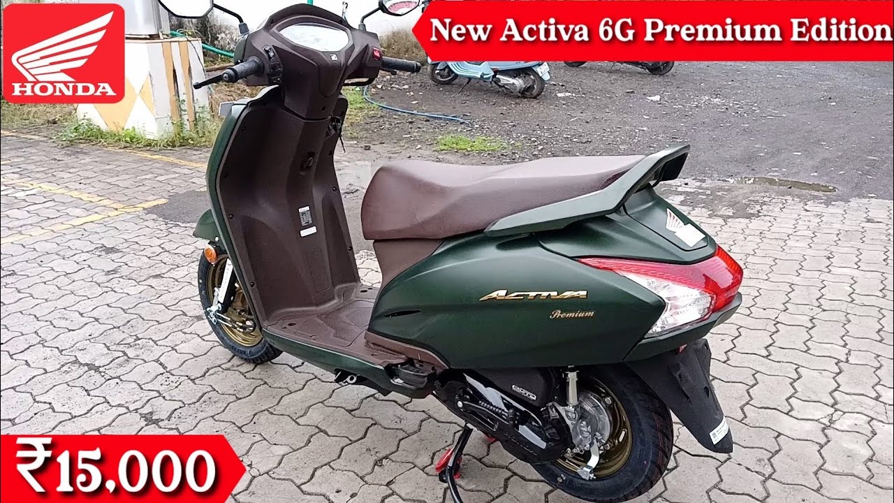 New Honda Activa 6g premium edition 👉 on road price | down payment ...
