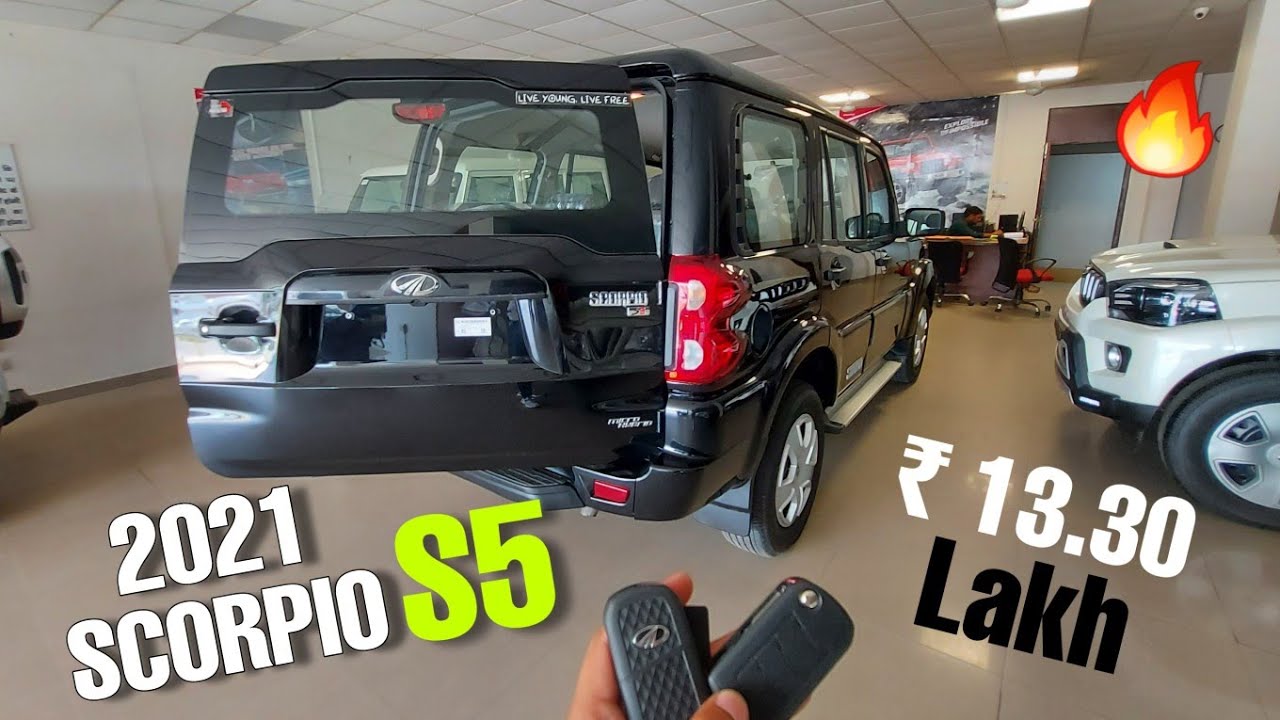 2021 Scorpio S5 Review - ₹ 13.30 Lakh | Scorpio और काला Colour लोग ...