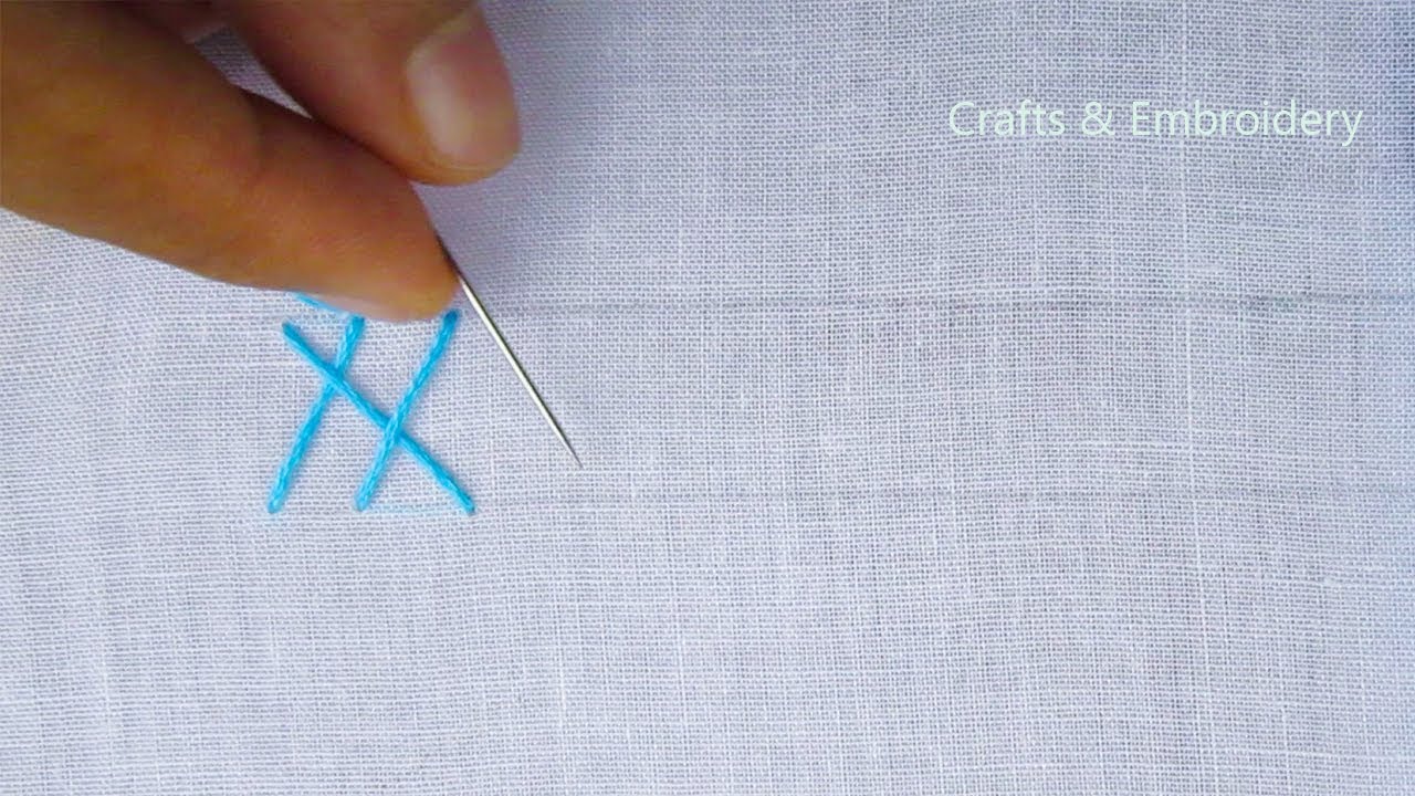 Basic Hand Embroidery Stitches Part- 07. Step by Step Tutorial Crafts ...