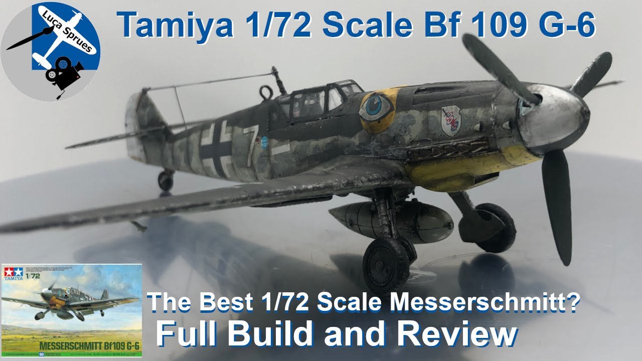 The Best Bf 109 Kit? - Tamiya 1/72 Messerschmitt Bf109 G6 Full Build ...