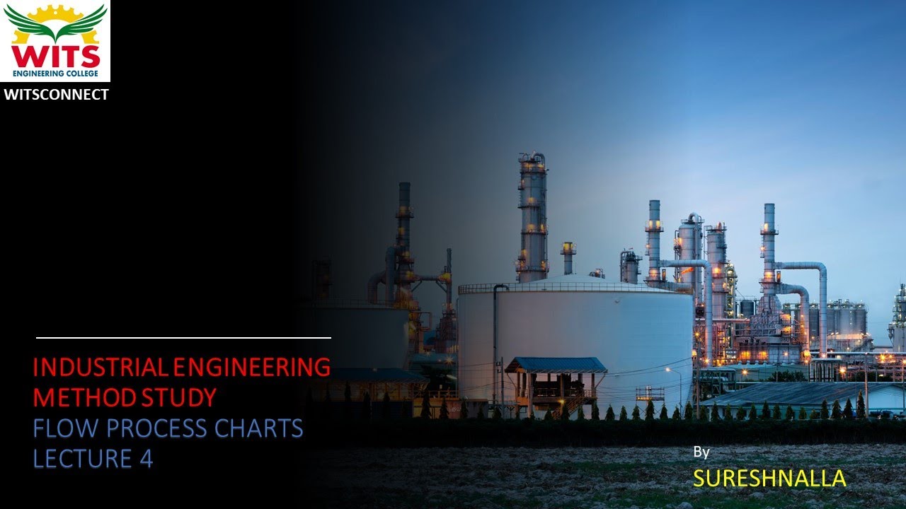 IE- METHOD STUDY- FLOW PROCESS CHART LECTURE 4// INDUSTRIAL ENGINEERING ...