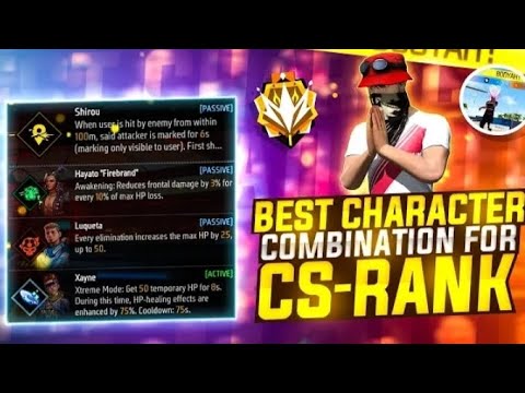 Cs Rank Best Character Combination _ Best Character Skill For Cs Rank ...