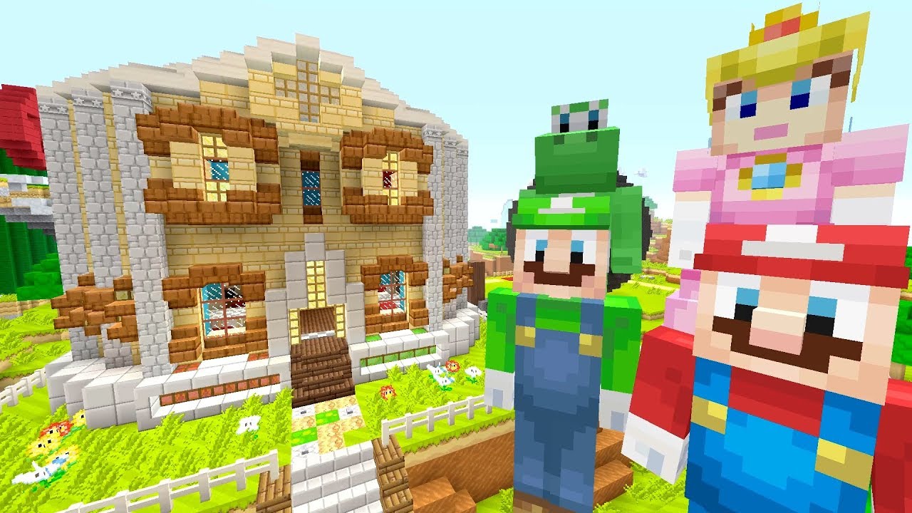 OUR NEW 10 MILLION DOLLAR HOUSE! | Super Mario Series | Minecraft ...