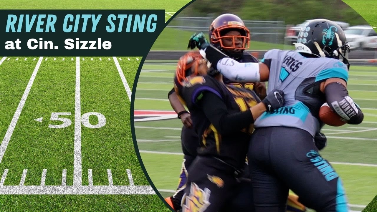 River City Sting Women's Tackle Football Team at Cincinnati Sizzle- RCS ...