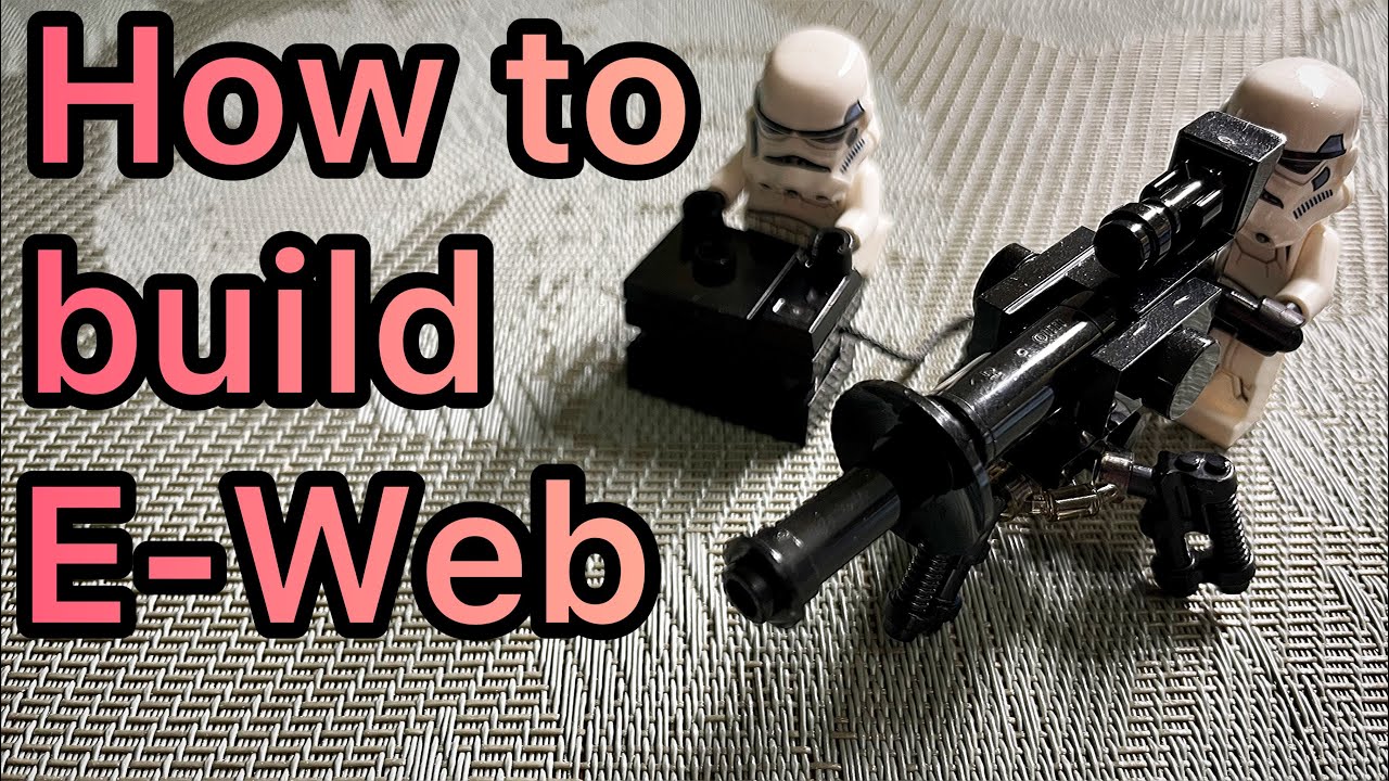 Lego E-Web Heavy Blaster Tutorial! - YouTube